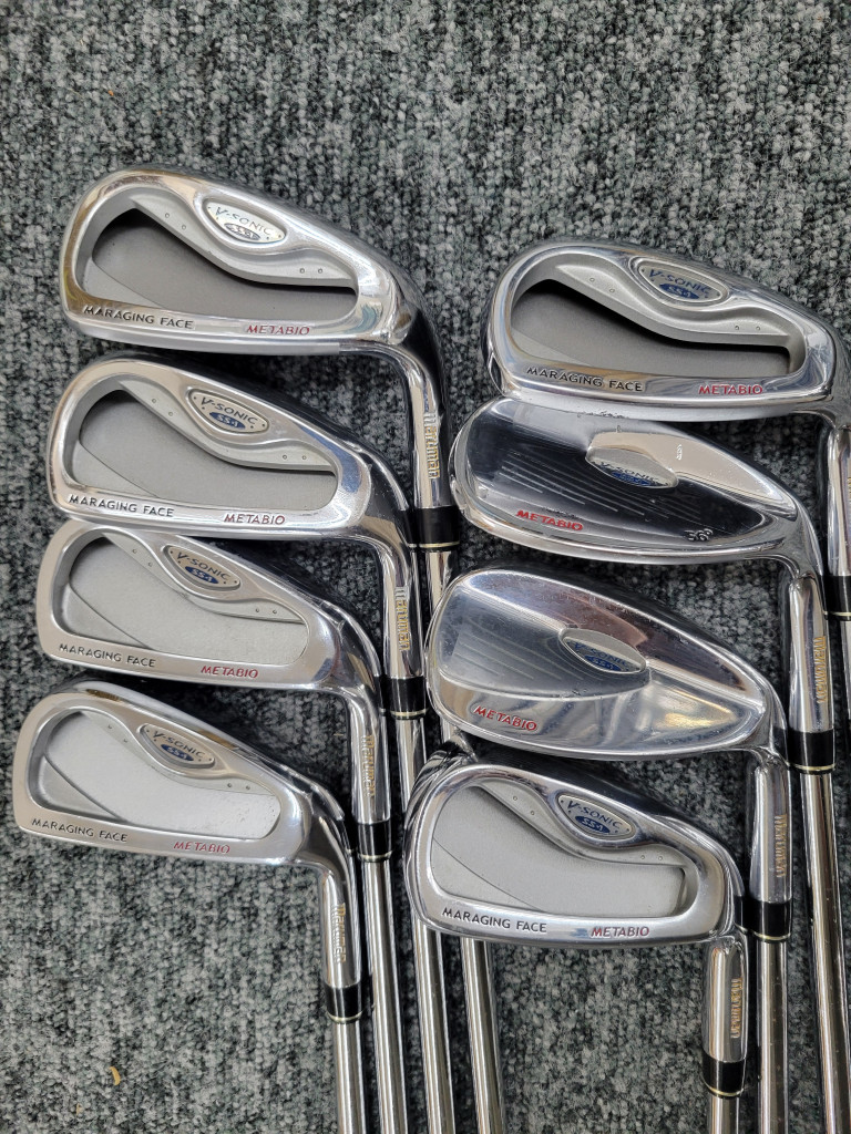 日本代購代標第一品牌【樂淘letao】－125809。maruman マルマン V-SONIC SS-1 METABIO アイアン 5-9.A.P.S 8本