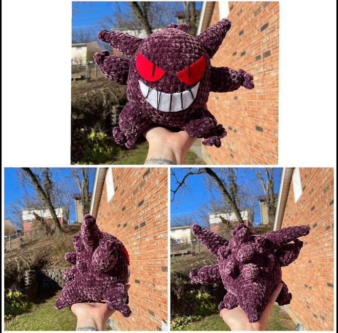 thexnameless's make photo for Gengar Pokemon Crochet Pattern