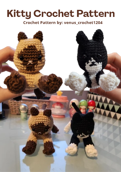 Kitty crochet pattern: Crochet pattern | Ribblr