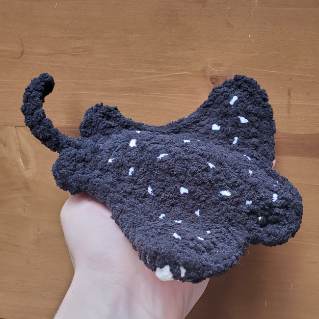 No Sew Spotted Eagle Ray: Crochet pattern | Ribblr