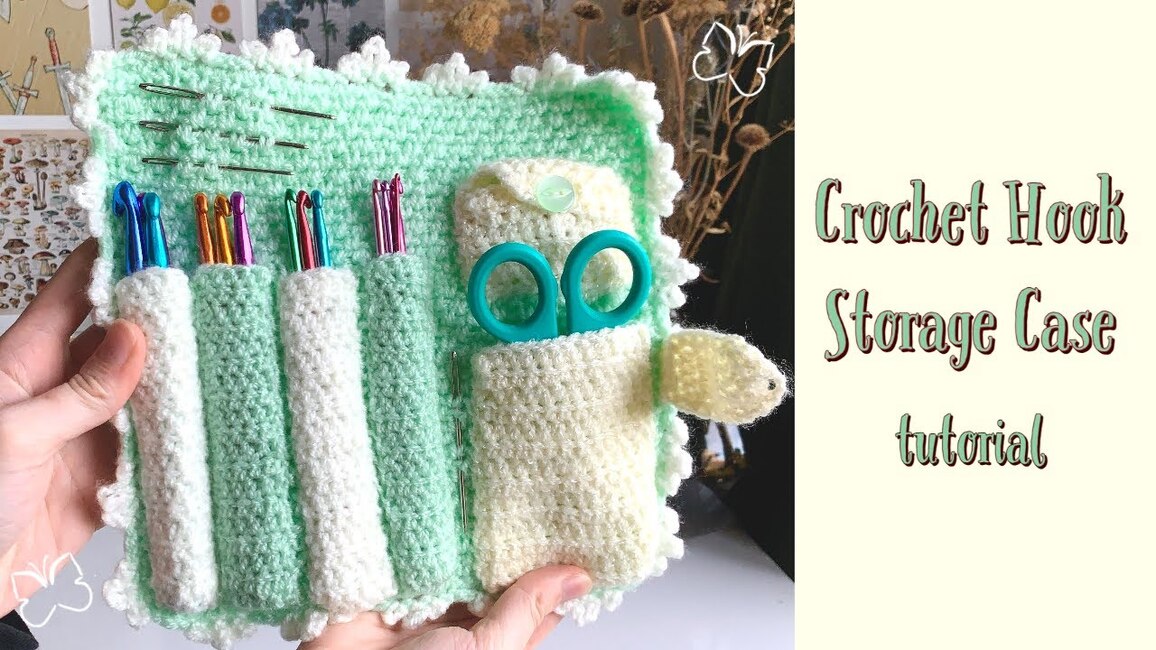 FREE crochet hook storage holder: Crochet pattern | Ribblr