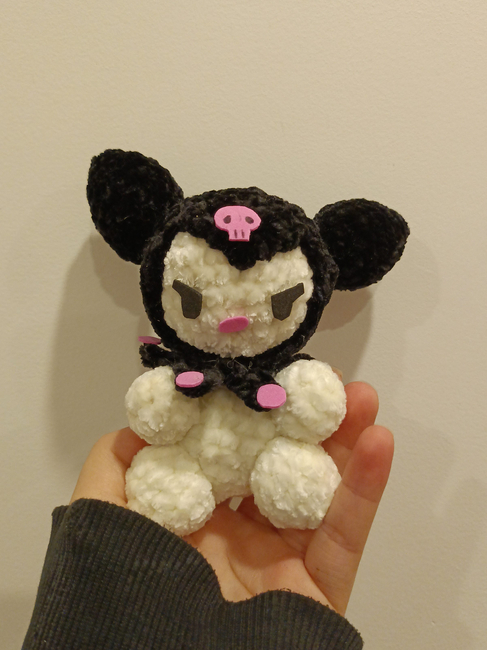 Kuromi PlushieKeychain: Crochet pattern | Ribblr