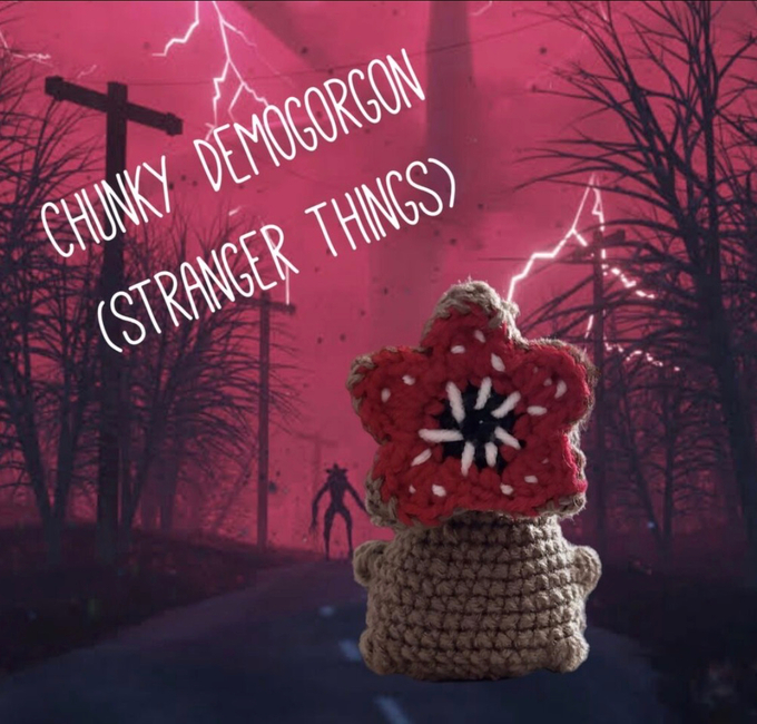 FREE Chunky demogorgon stranger: Crochet pattern | Ribblr