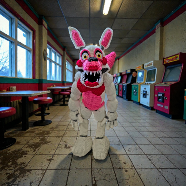 Toy Foxy Mangle FNAF: Crochet pattern | Ribblr
