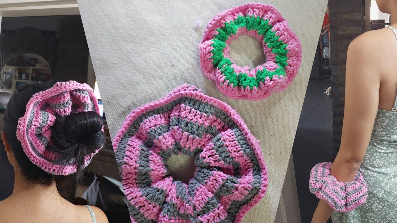 FREE DIY Crochet Scrunchie Easy: Crochet pattern | Ribblr