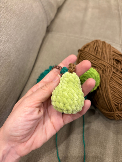 FREE Small Plushie Pear: Crochet pattern | Ribblr