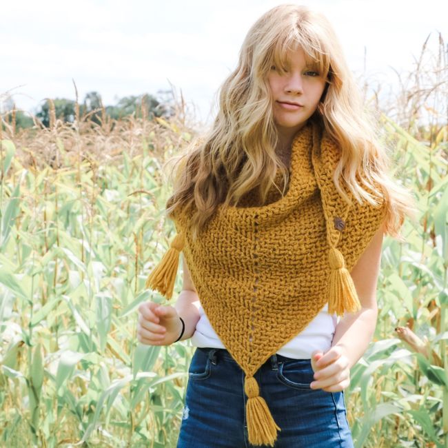 Modern Day Shawl: Crochet pattern | Ribblr