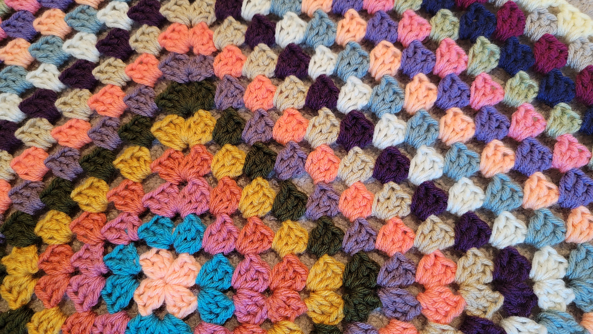 FREE Giant Granny Square Afghan: Crochet pattern | Ribblr