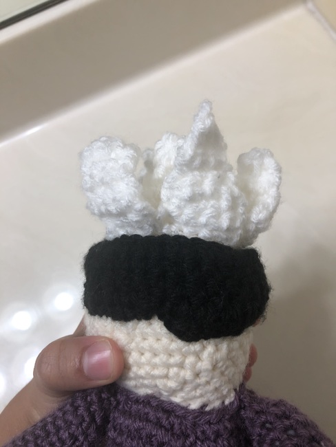 Gojo crochet pattern: Crochet pattern | Ribblr