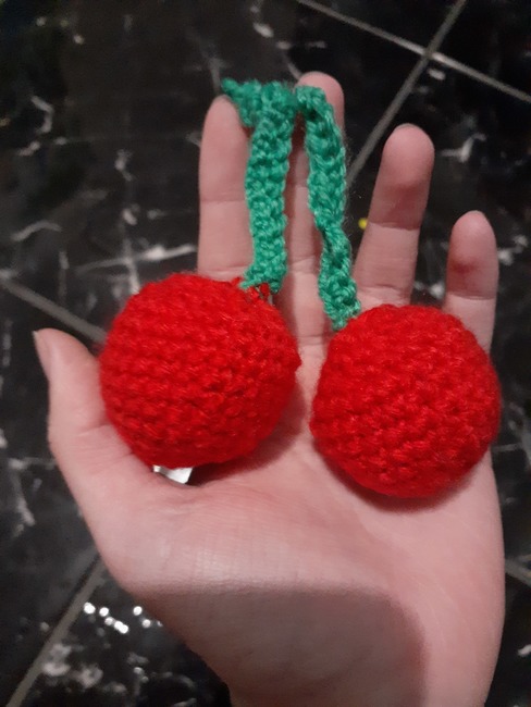 FREE Cherry Pair: Crochet pattern | Ribblr