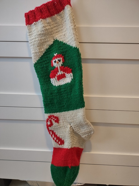 Vintage StockingSnowlady: Knitting pattern | Ribblr
