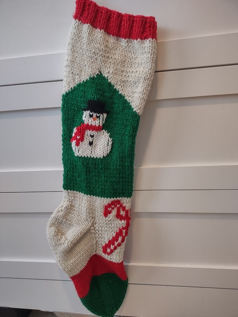 Vintage StockingSnowman: Knitting pattern | Ribblr