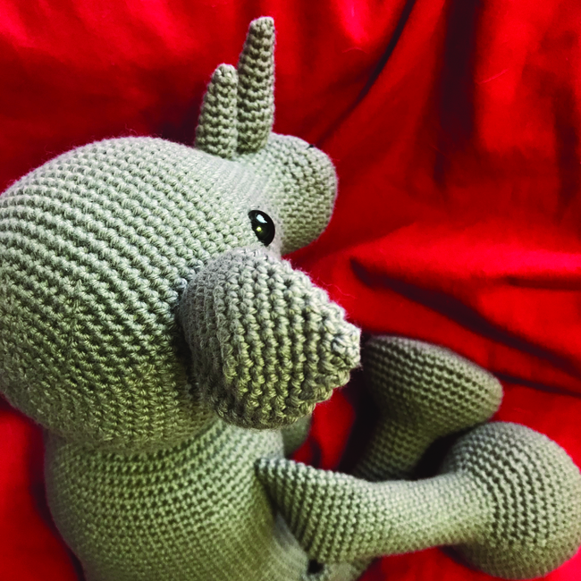 Ruby the Rhino: Crochet pattern | Ribblr