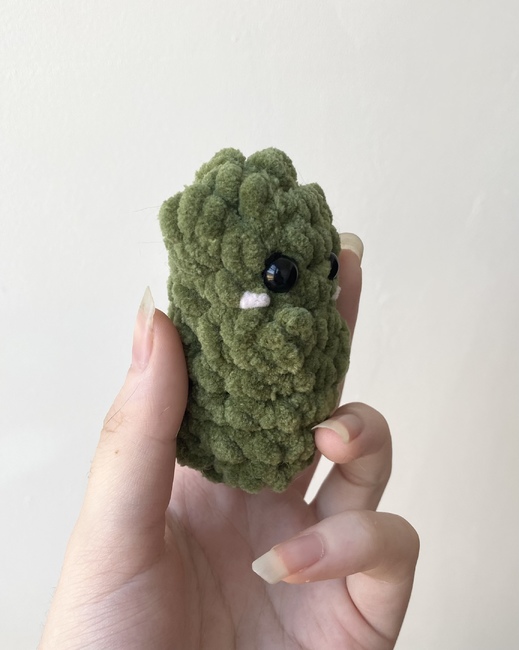 Mini pickle pattern: Crochet pattern | Ribblr