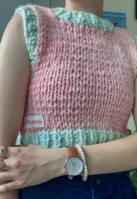 blank canvas vest: Knitting pattern | Ribblr