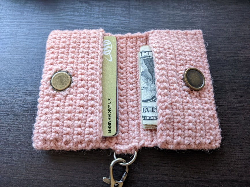Mini Card Wallet 3 Ways: Crochet pattern | Ribblr