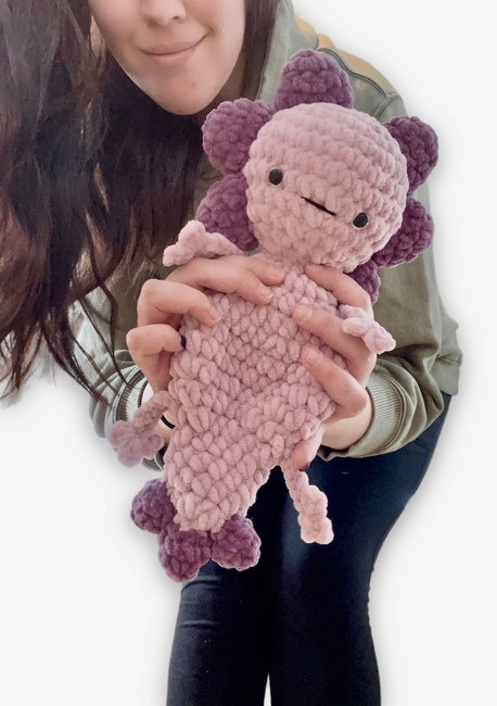Alex the Axolotl: Crochet pattern | Ribblr