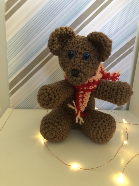 Bear With Scarf Crochet Pattern: Crochet pattern | Ribblr