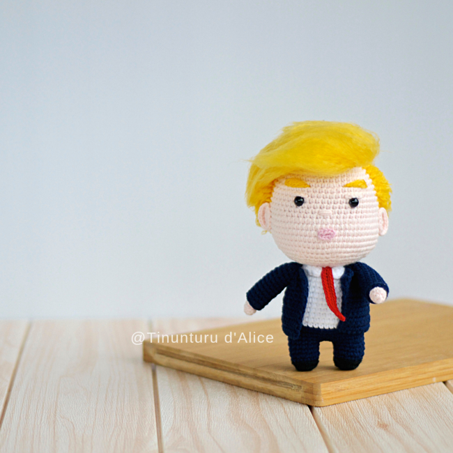 Chibi Donald Trump Crochet: Crochet pattern | Ribblr