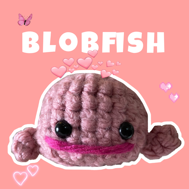 FREE Blobfish: Crochet pattern | Ribblr