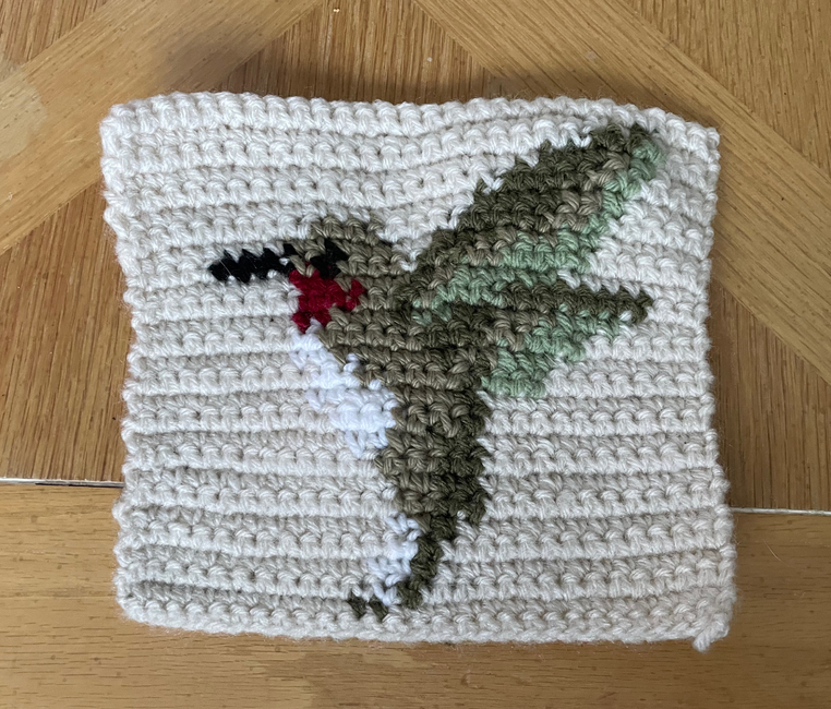 Hummingbird TapestrySquare: Crochet pattern | Ribblr