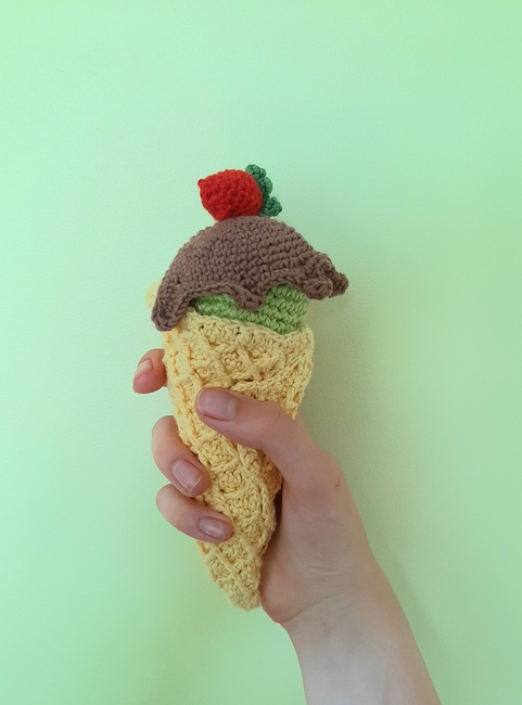 FREE Ice cream: Crochet pattern | Ribblr