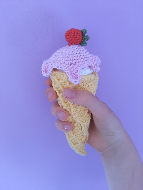 FREE Ice cream: Crochet pattern | Ribblr