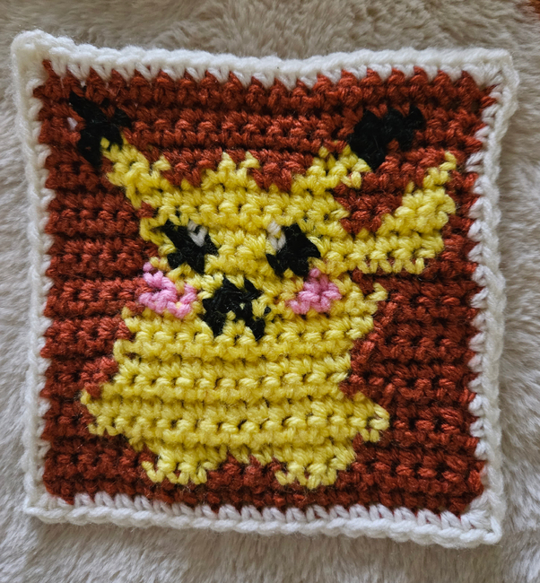Pikachu Crochet Pattern Graph: Crochet pattern | Ribblr