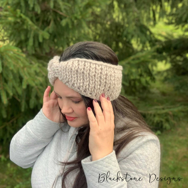 Tunisian Twisted Front Earwarmer Tunisian Pattern Ribblr