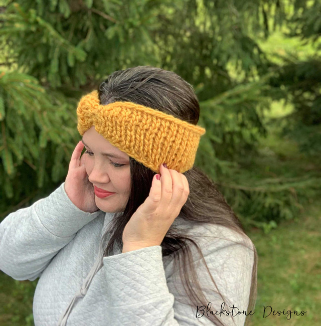 Tunisian Twisted Front Earwarmer Tunisian Pattern Ribblr