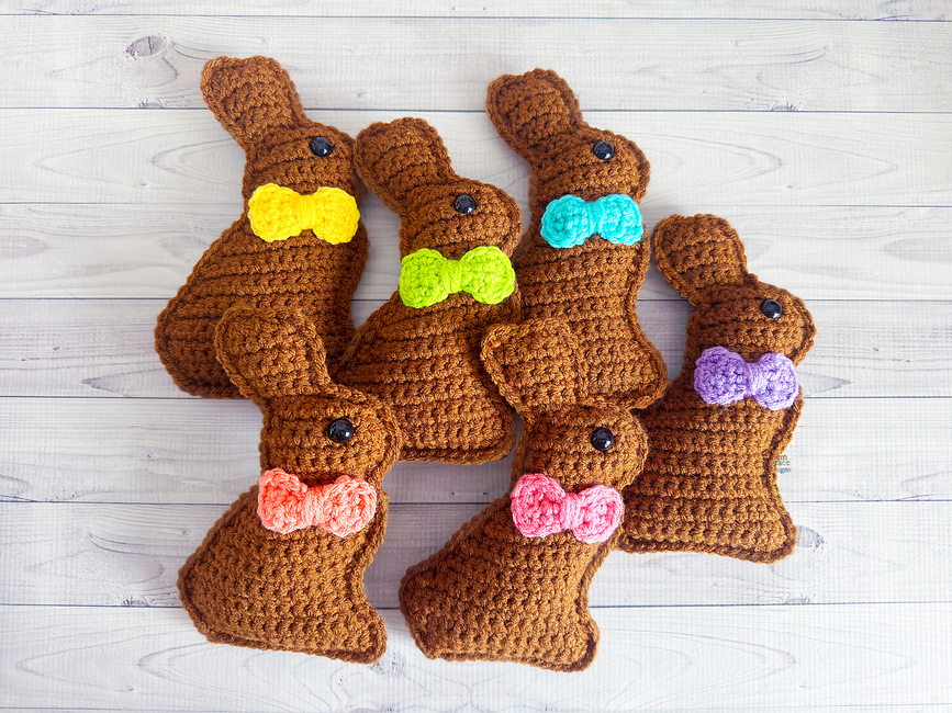 Mini Chocolate Bunny Kawaii: Crochet pattern | Ribblr