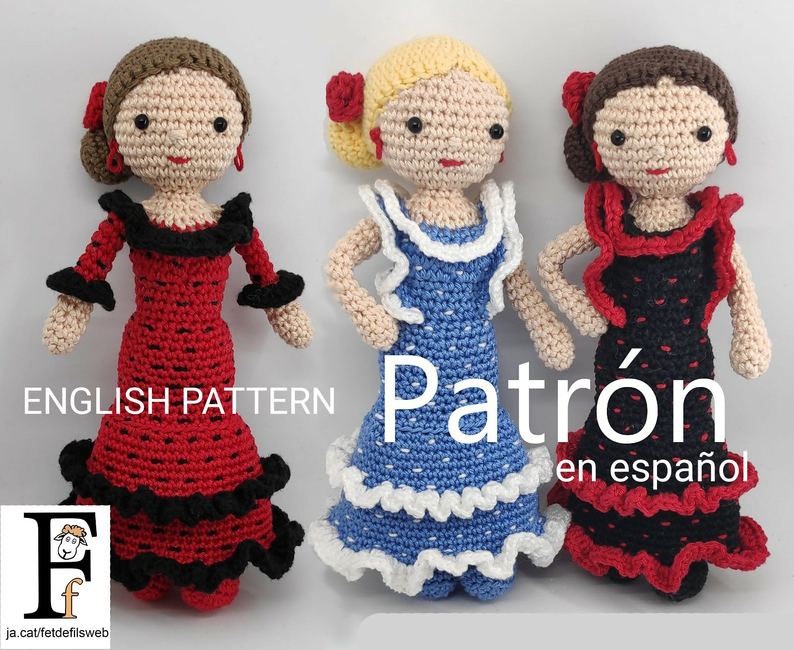 Flamenca Sevillana: Crochet pattern | Ribblr