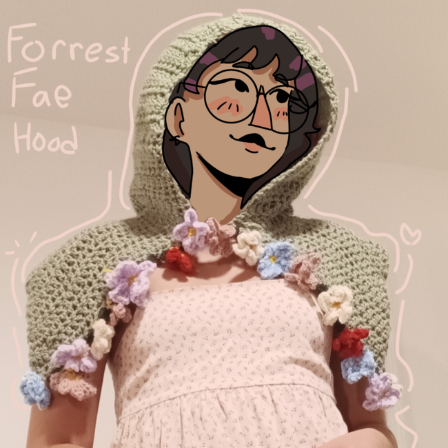 Forest Fae Hood: Crochet pattern | Ribblr