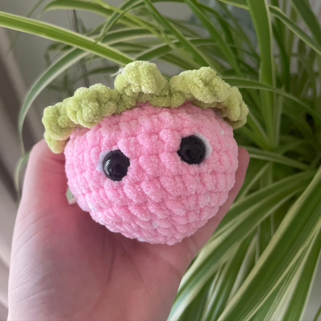 No Sew Strawberry Plushie: Crochet pattern | Ribblr