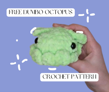 FREE Crochet Free Dumbo Octopus: Crochet pattern | Ribblr