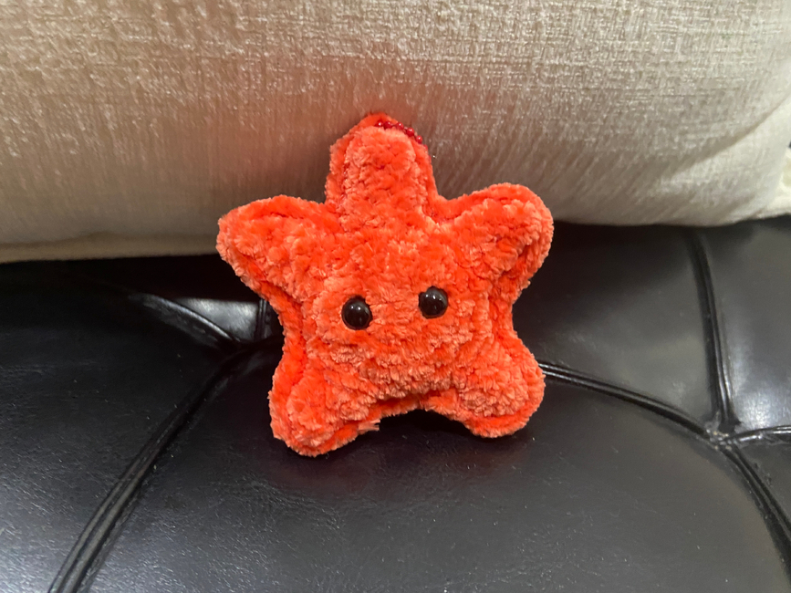 Cute Starfish Keychain: Crochet pattern | Ribblr