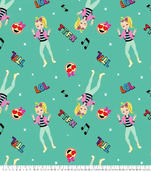 Jojo Siwa Peace Fleece Fabric by Joann | Joann x Ribblr