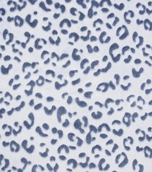 Cheetah Gray Embroidery Sew Lush Fleece Fabric by Joann | Joann x Ribblr