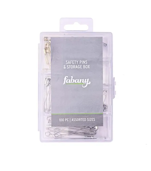100ct Assorted Safety Pins With Case by Fabany | Ribblr x JOANN