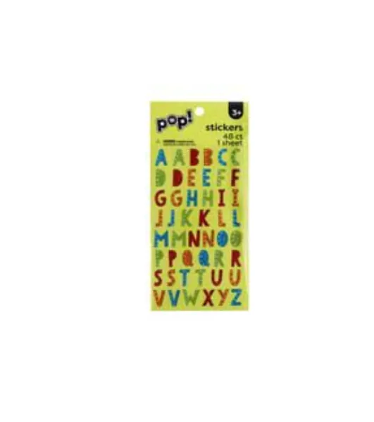 1 Sheet Alphabet Sticker Book by POP! | Ribblr x JOANN