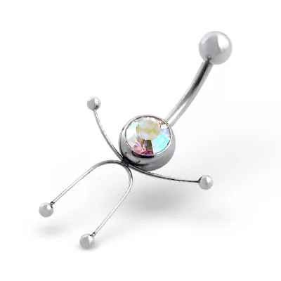 Alluring Human Body Jewelry Belly Banana