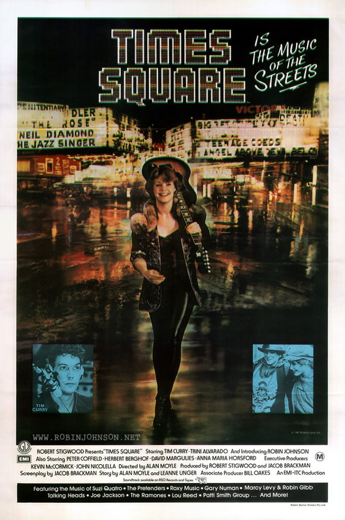 Times Square movie poster, Australia, February 1981 – Robin Johnson