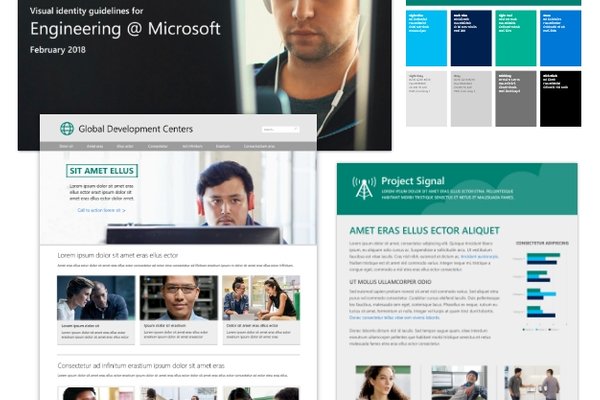 Engineering@Microsoft Visual Identity - A Marketing Story By MediaPlant