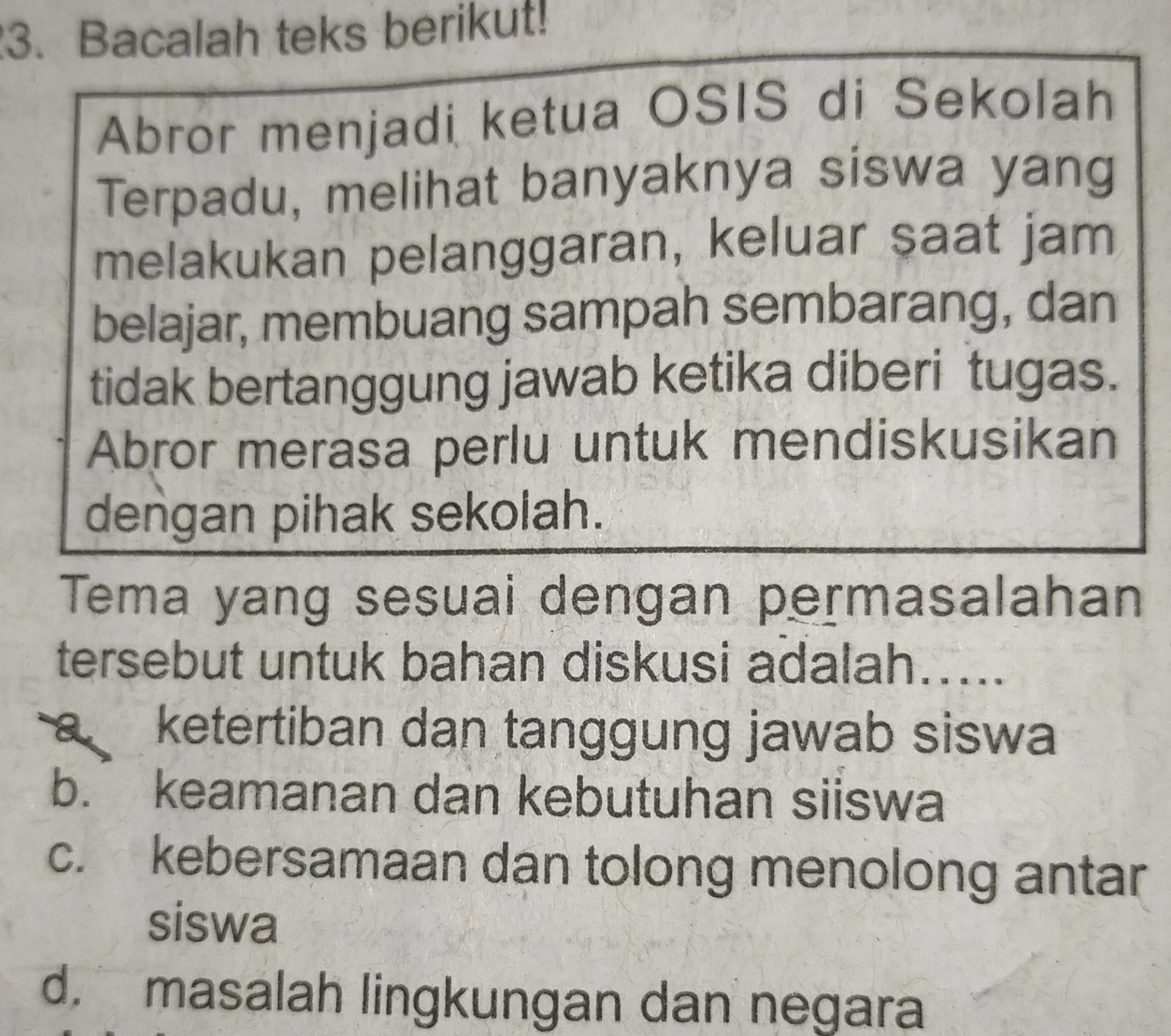 Tolong di bantu yg benar mana kakk??... Tolong di bantu yg benar mana kakk??...