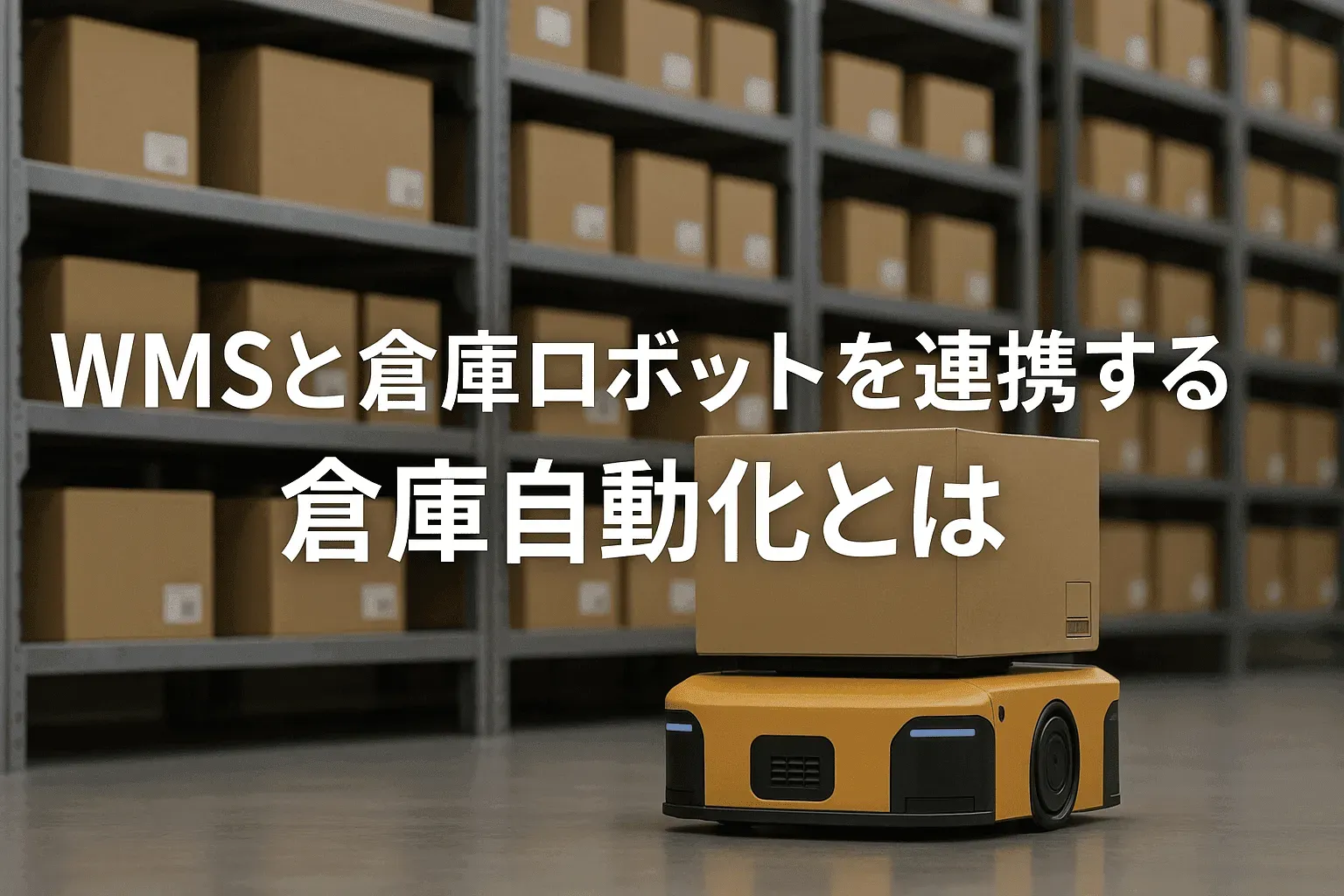 WMSと倉庫ロボットの連携で実現する倉庫自動化とは | Roboware