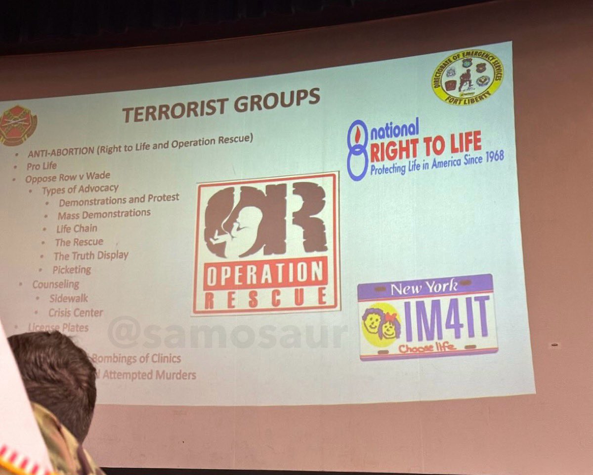 MxM News: U.S. Army anti-terrorism briefing labels National Right to ...