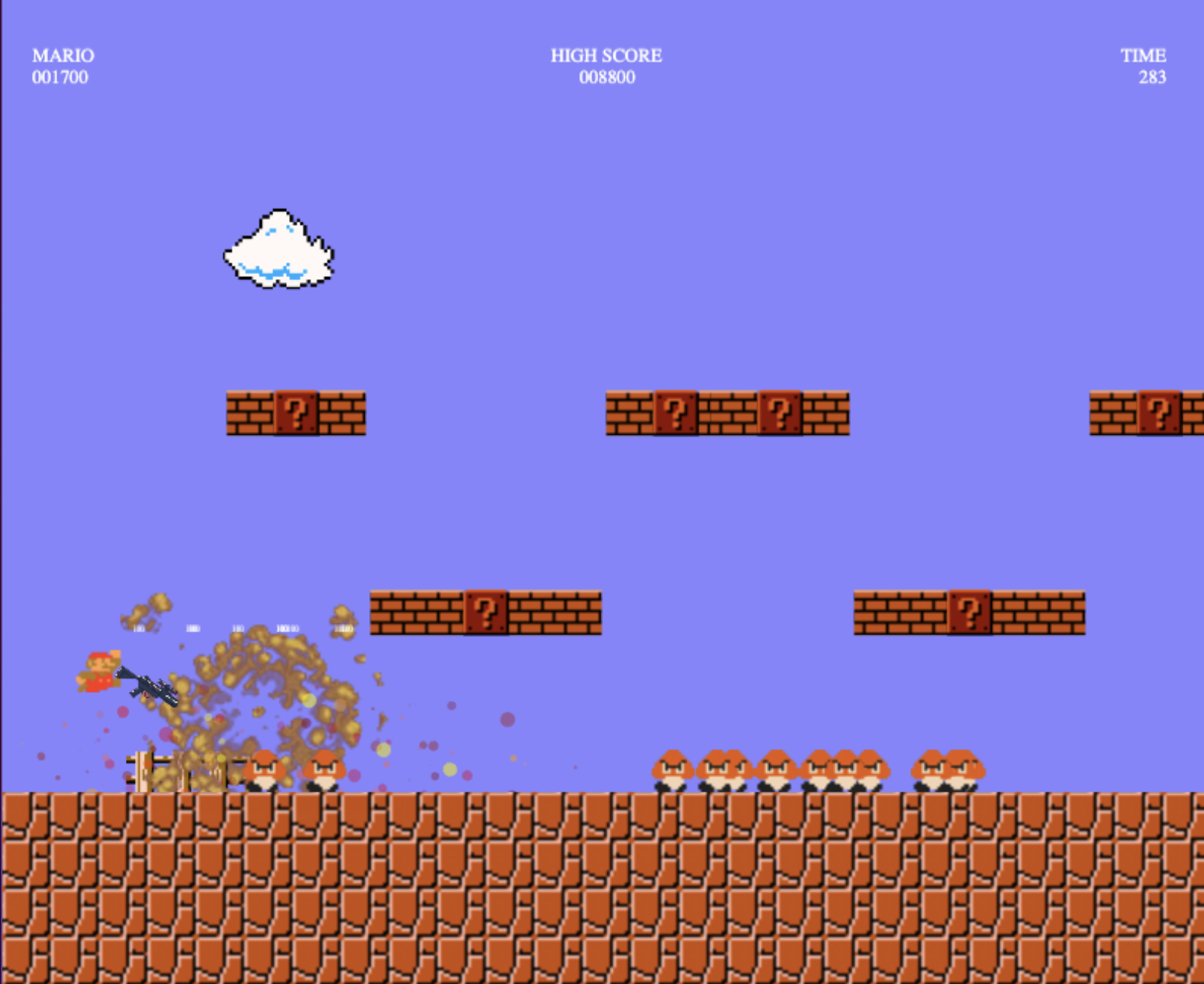 Super Mario Rocket Launcher 🕹️ Rosebud AI Vibe Code Games