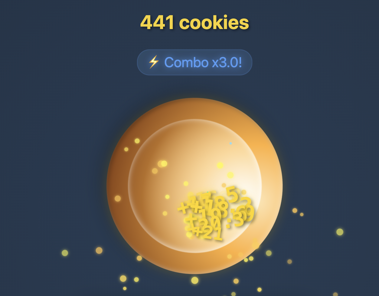 Cookie Clicker Clone 🕹️ Rosebud AI Vibe Code Games