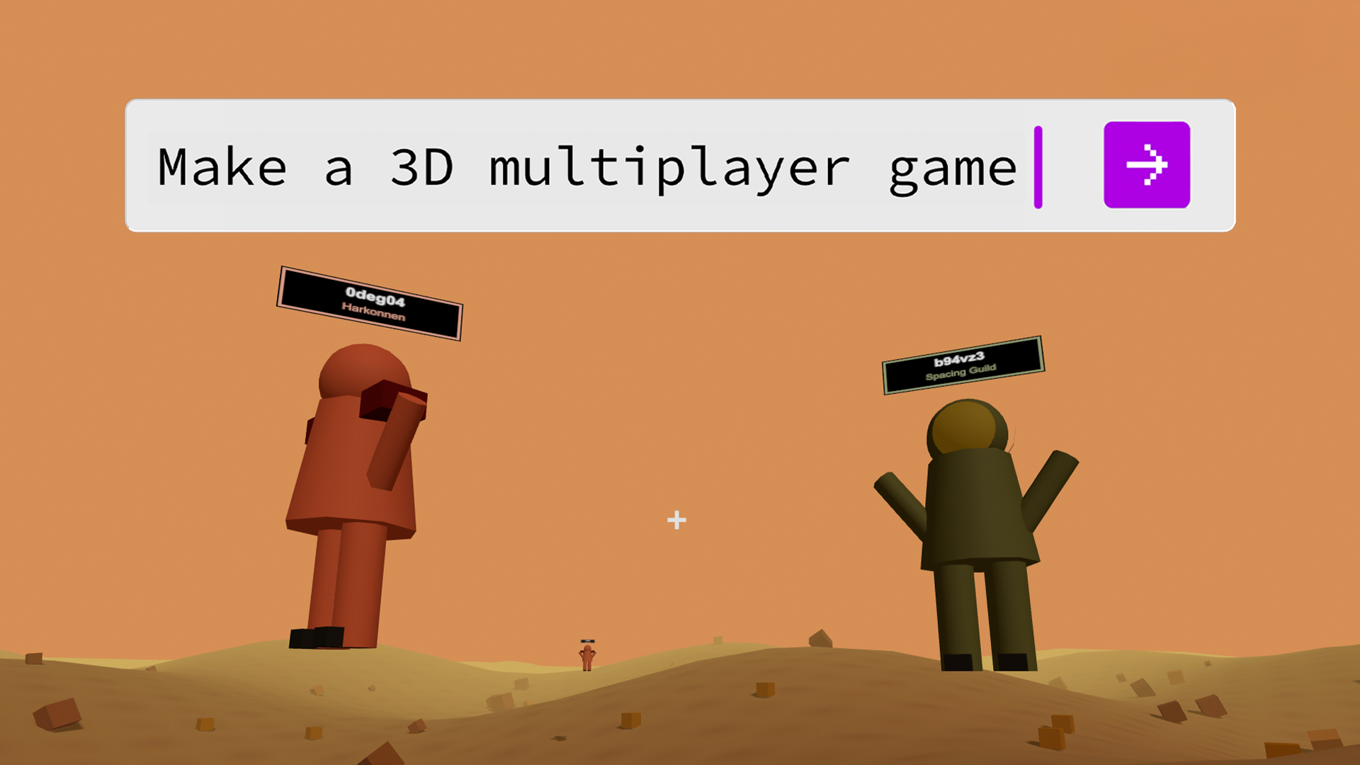 Dune Minecraft (Spice Collector) 🕹️ Rosebud AI Vibe Code Games