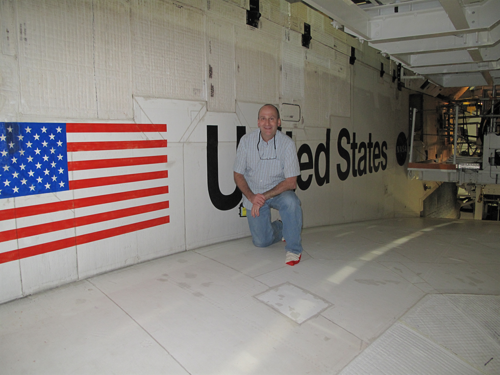 Jim Hyde, a senior research engineer of the Hypervelocity Impact ...